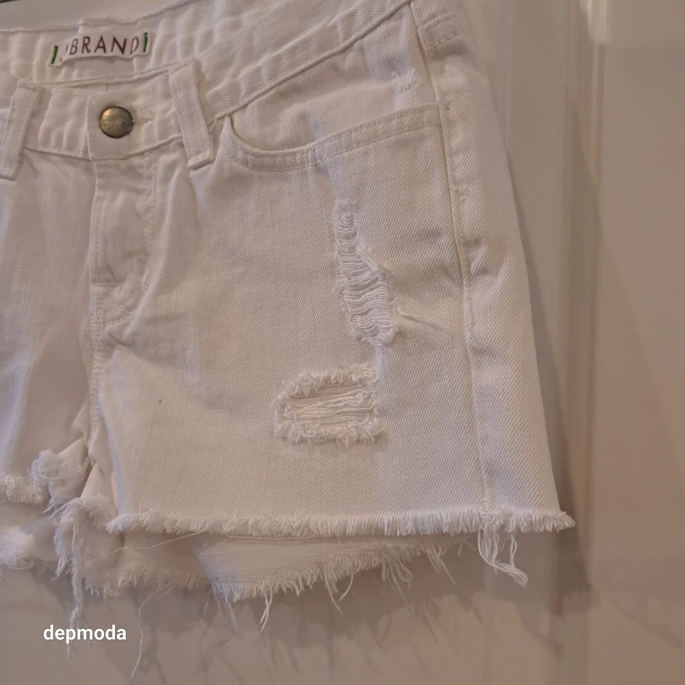 J Brand | Shorts | J Brand White Distressed Jean Shorts Size 27 | Poshmark